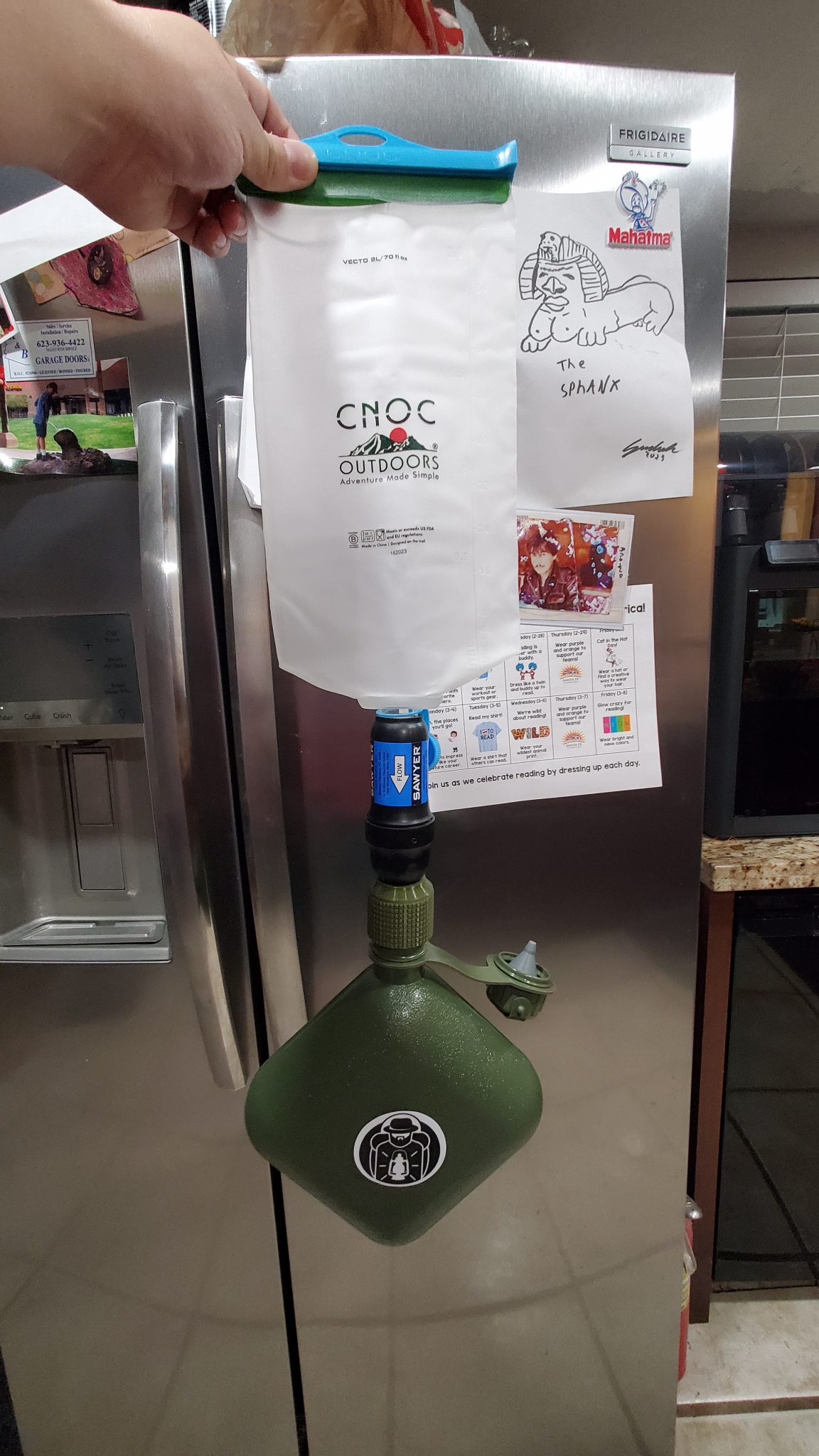 Sawyer Water Filter Adapter to Nalgene – Wide/Narrow Mouth And USGI ...